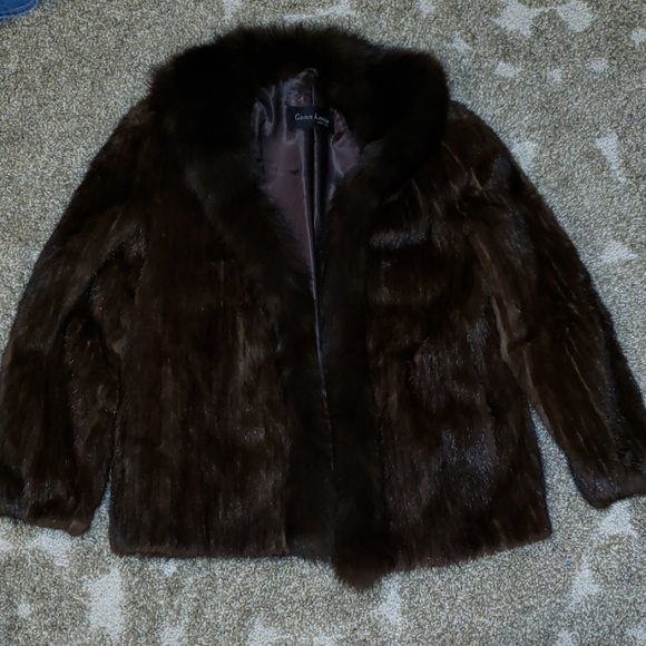 Gena Louise | Jackets & Coats | Gena Louise Fur Mink Trimmed With Fox ...